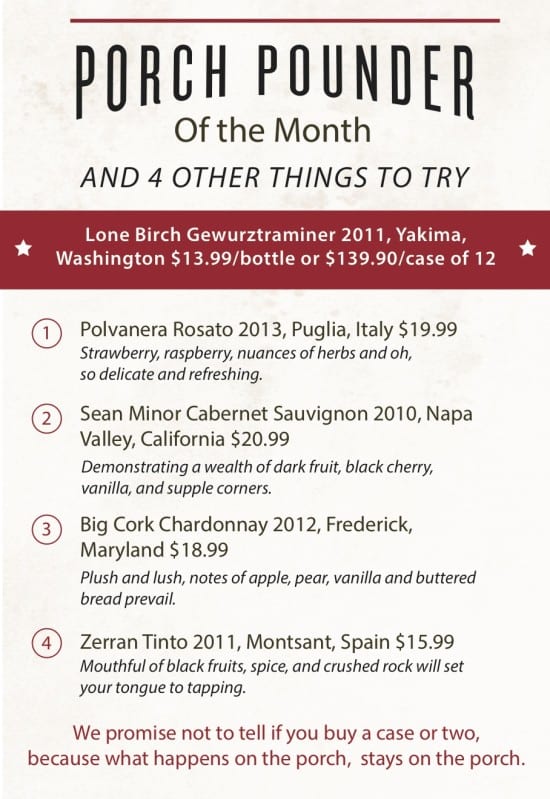 Baltimore Fishbowl | porch pounders ad MAY