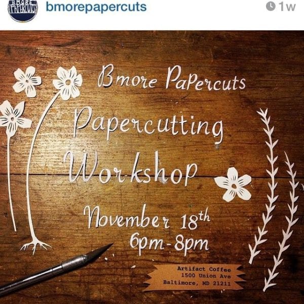 Baltimore Fishbowl | Papercutting Workshop