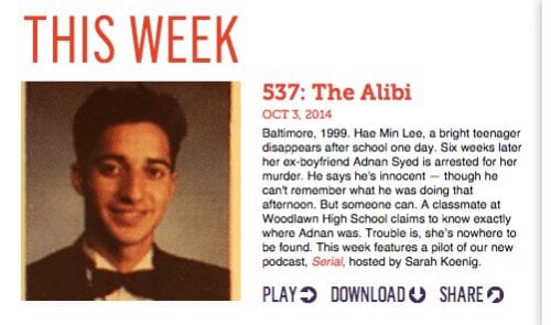 Baltimore Fishbowl | serial podcast