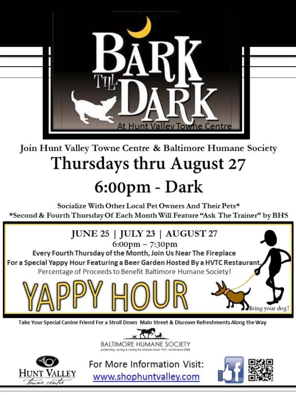 Baltimore Fishbowl | Bark Till Dark Flier2015