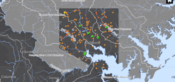 Baltimore releases interactive map showing sewage overflows
