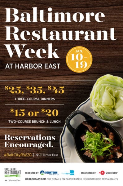Reserve a Table in Harbor East during Baltimore Winter Restaurant Week ...