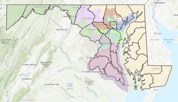 Maryland redistricting groups drawing new congressional maps