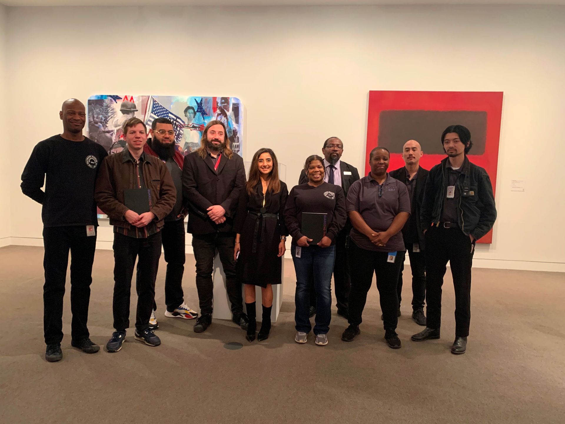 Art exhibit curated by security guards draws widespread attention to ...