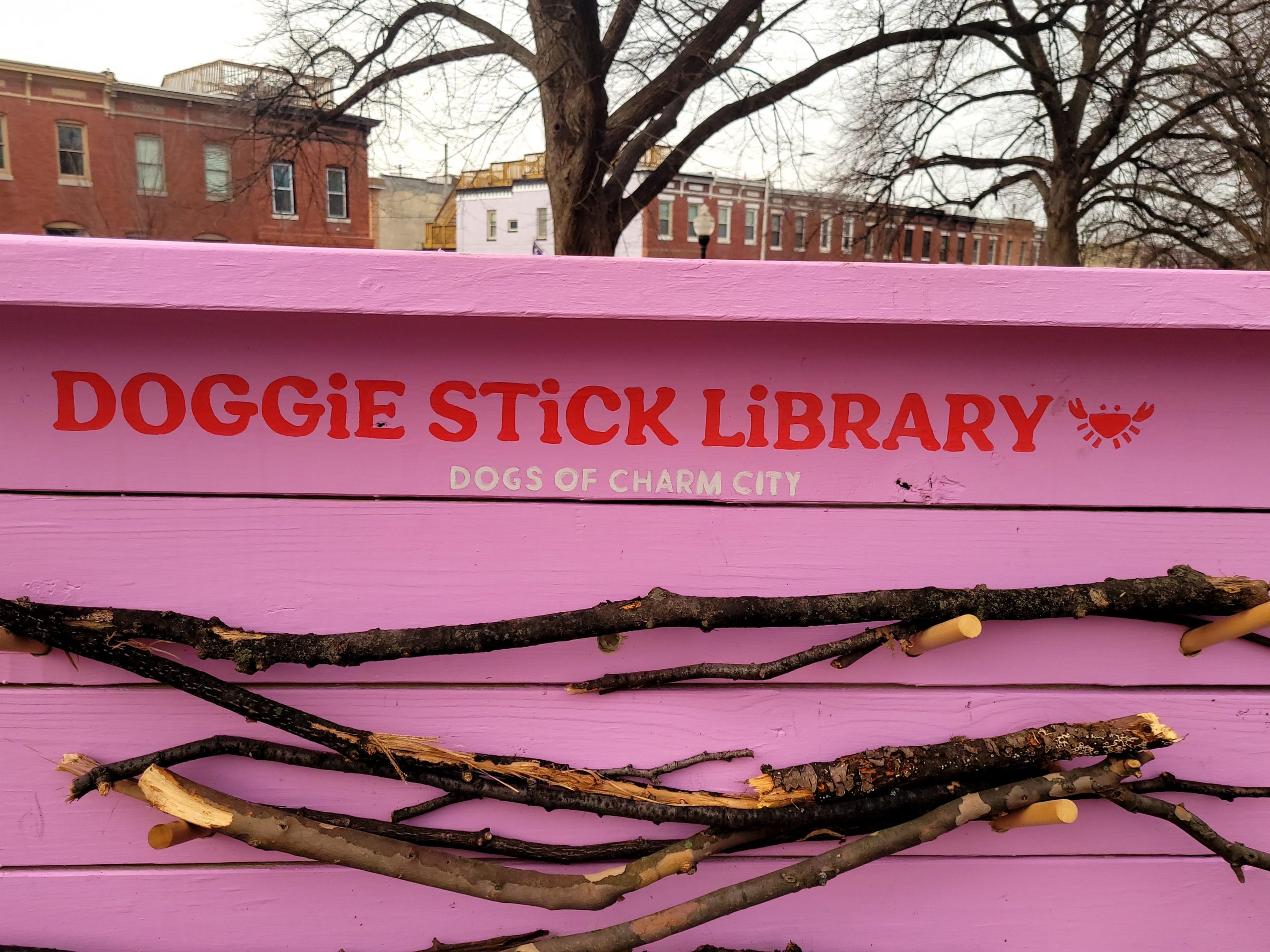 Patterson Park adds a fetching new ‘Doggie Stick Library’