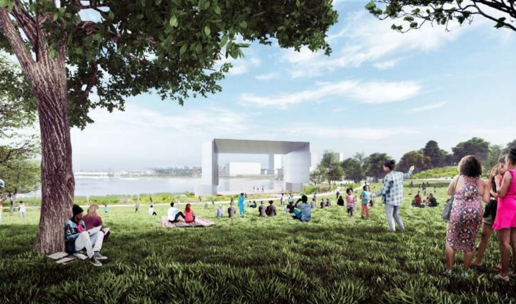 Baltimore Fishbowl | Middle Branch event lawn and stage