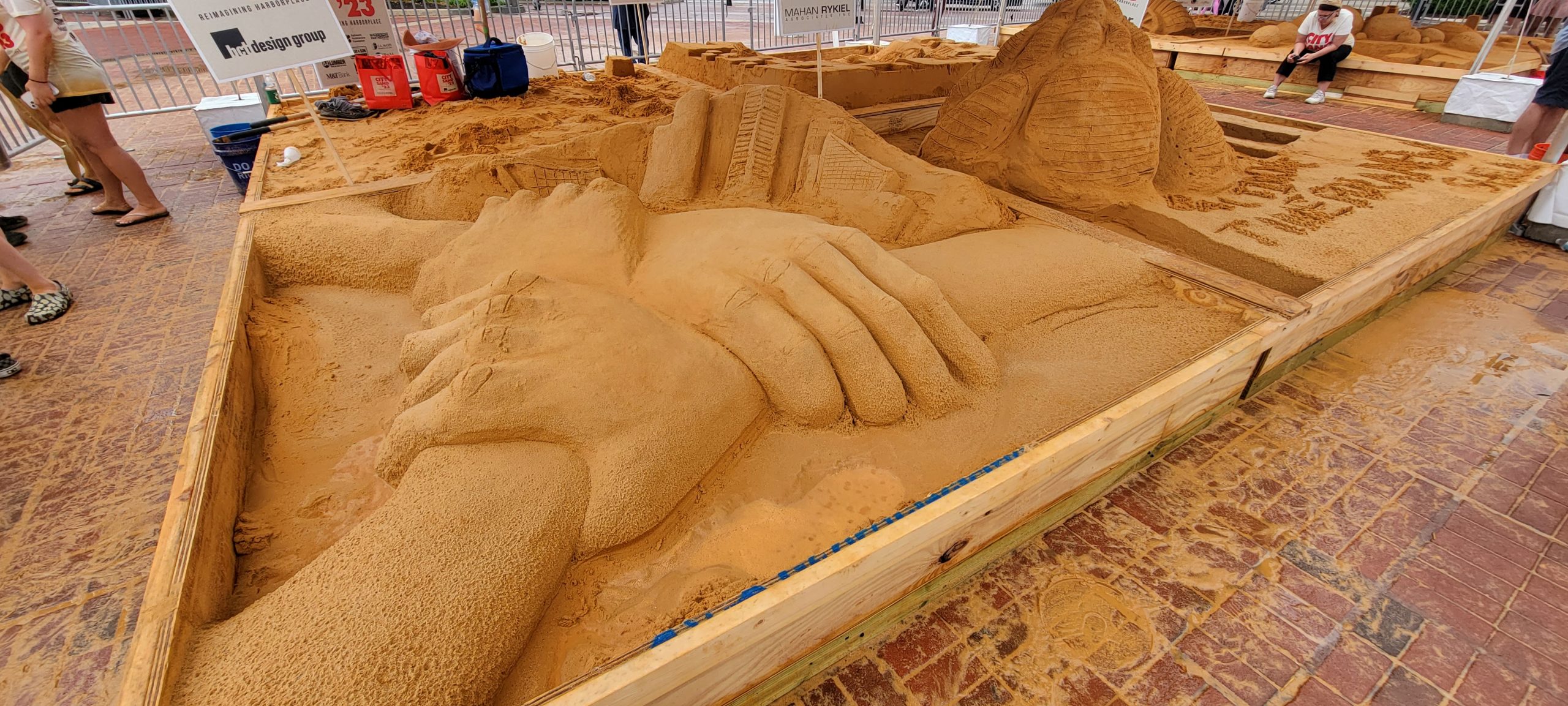 Sand sculpture contest explores the future of Baltimore’s Inner Harbor