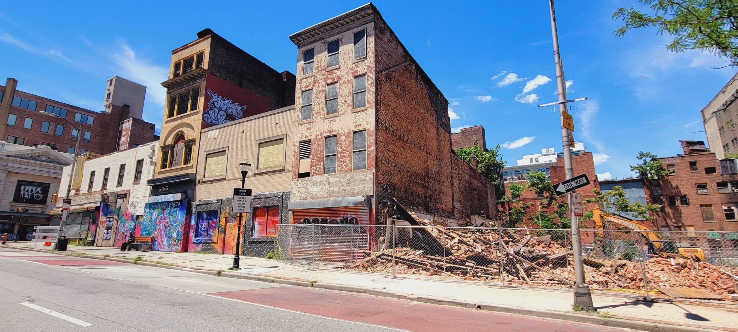 Demolition underway on Baltimore block where Compass development is planned