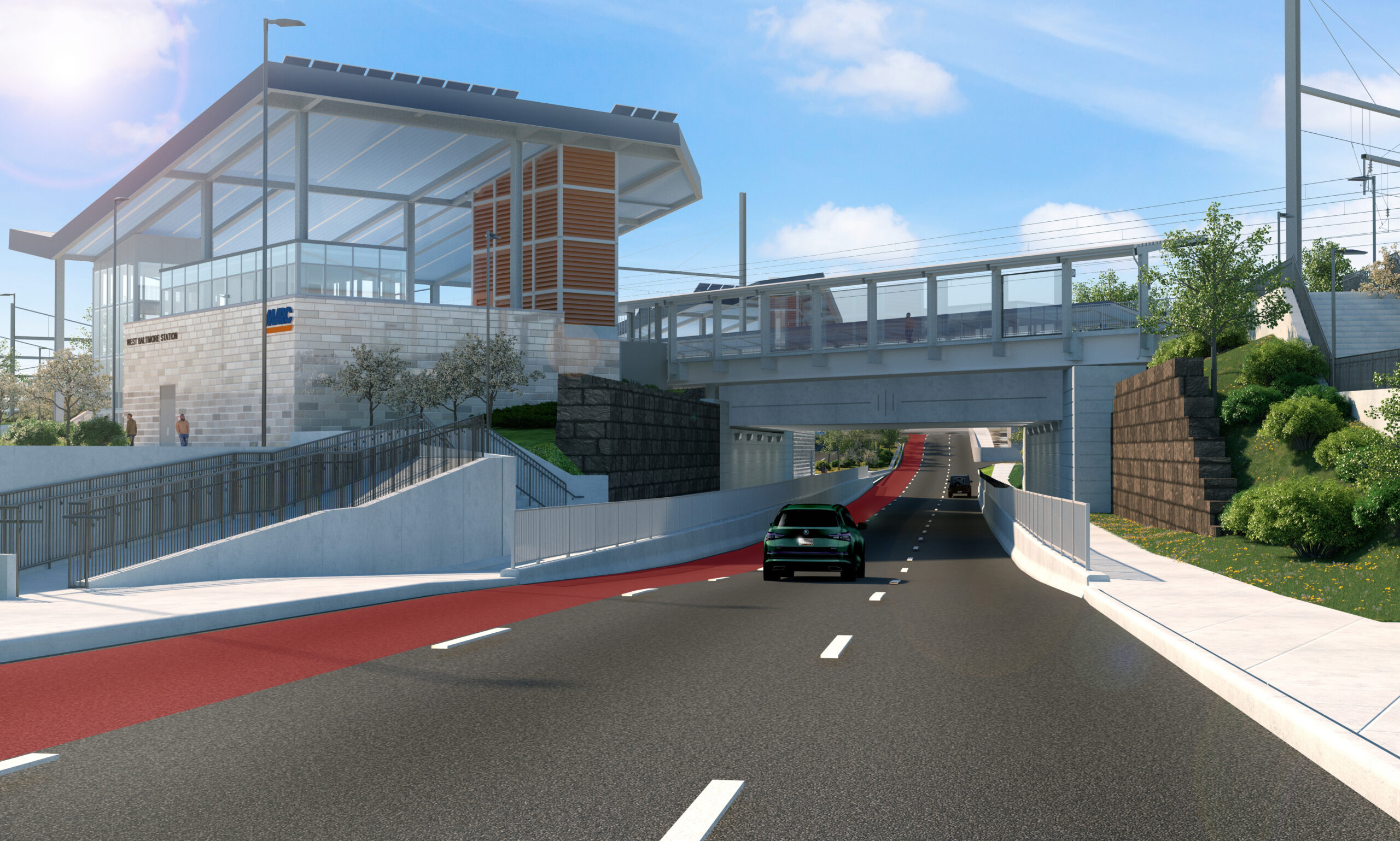 Baltimore Fishbowl | West Baltimore MARC Station Franklin-Looking-West ...