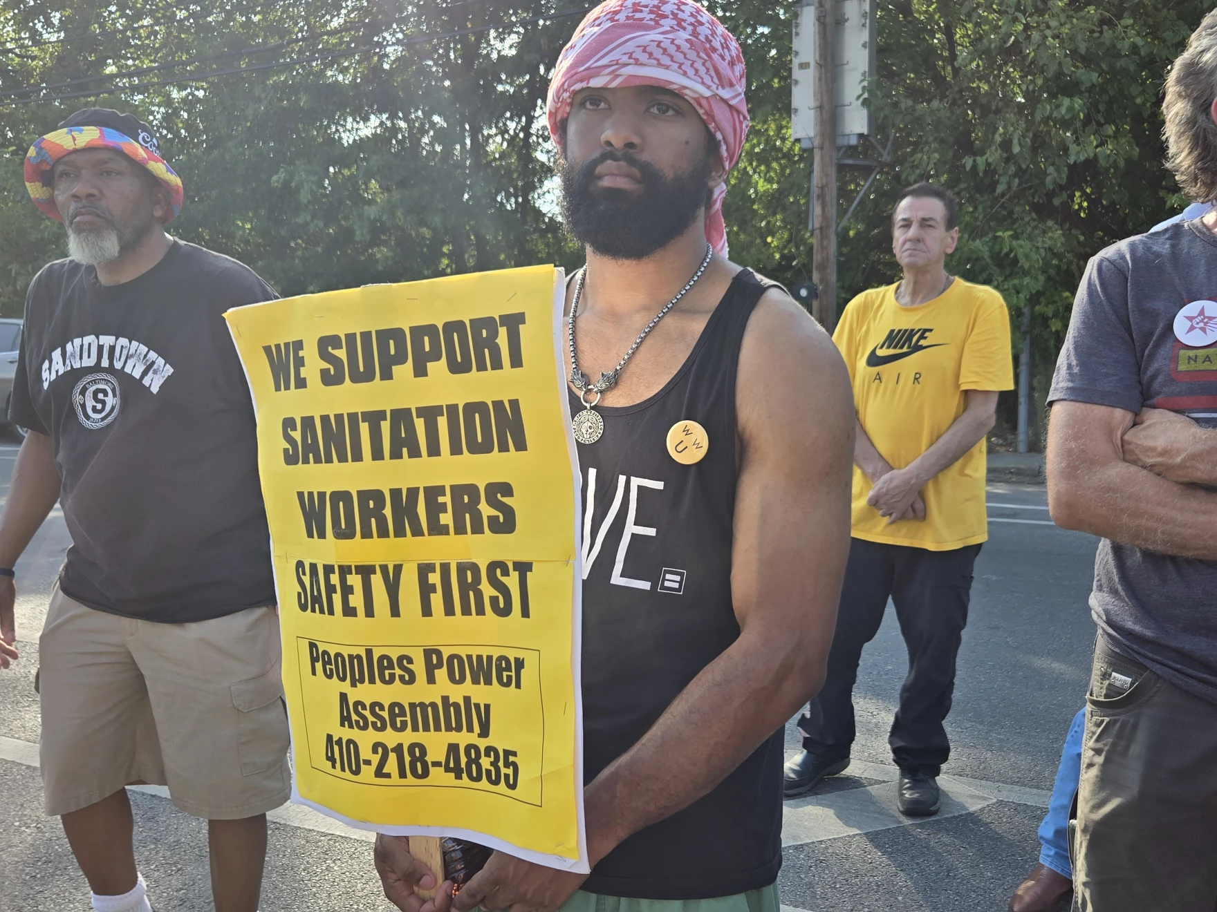 Cherry Hill sanitation rally keeps spotlight on “subhuman” DPW conditions