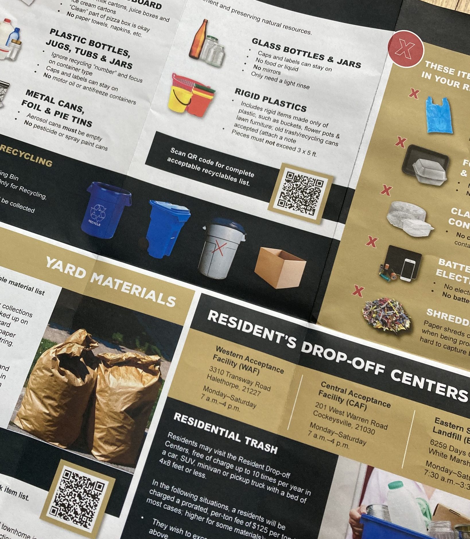 Baltimore Fishbowl | Printable recycling calendar now available in ...