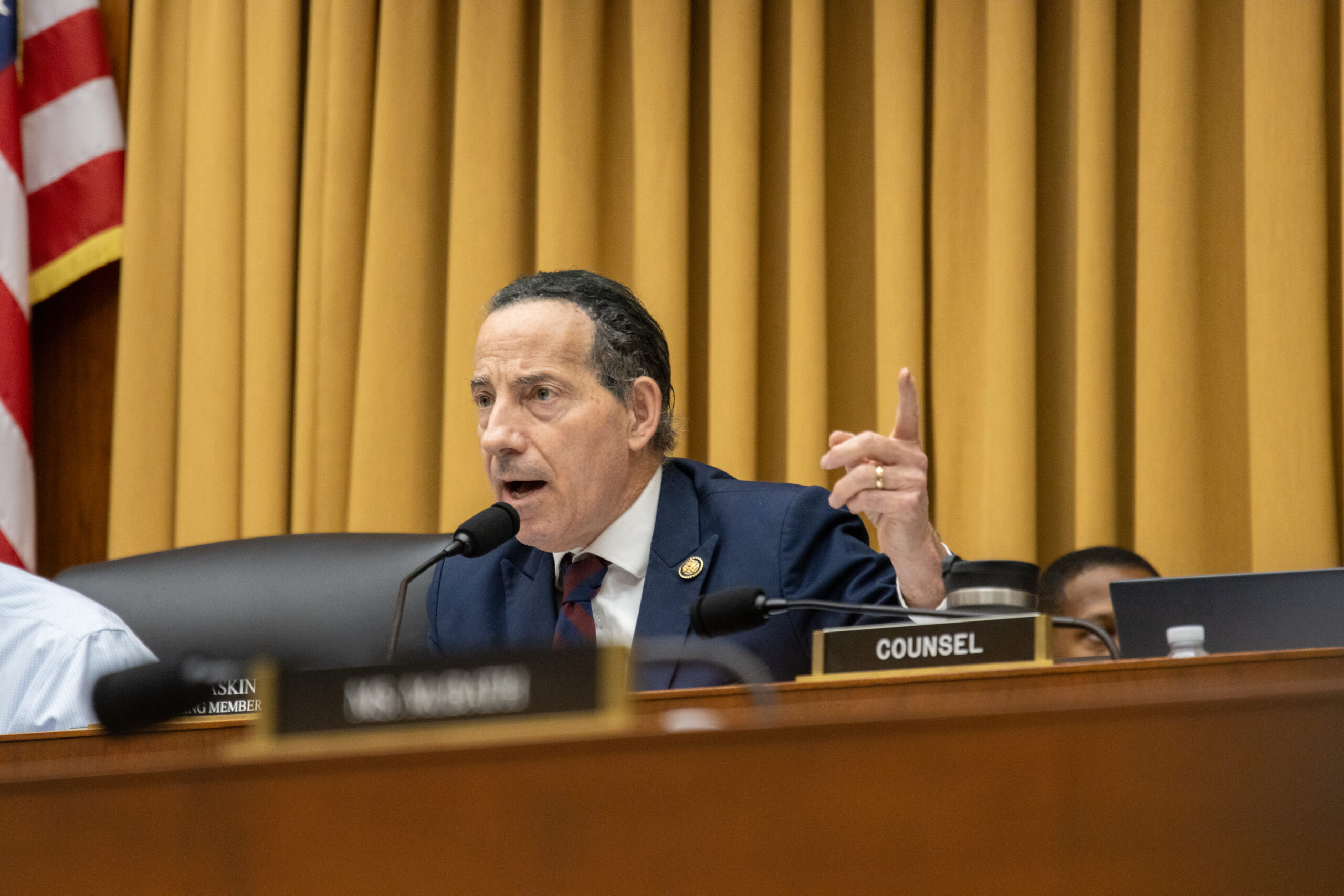 Raskin presses FBI director Patel on Epstein files