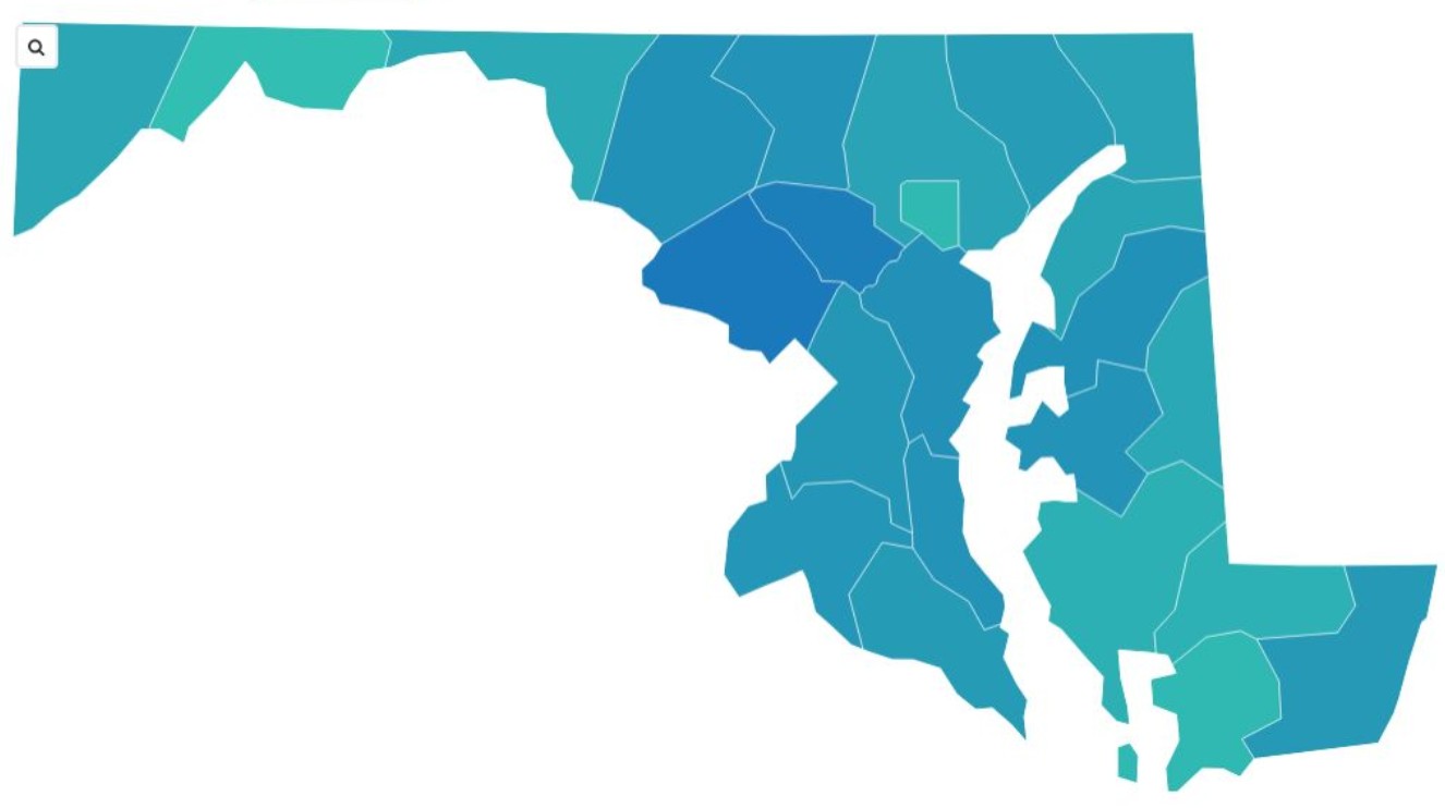 Baltimore Fishbowl | Maryland map