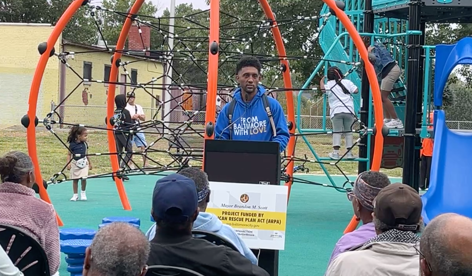 Scott opens new playground, final built with ARPA funds