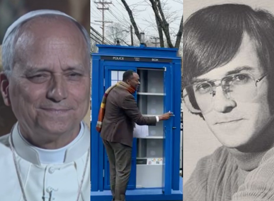 Top Stories: TARDIS Library, Pope Leo XIV, Johnny Walker, more